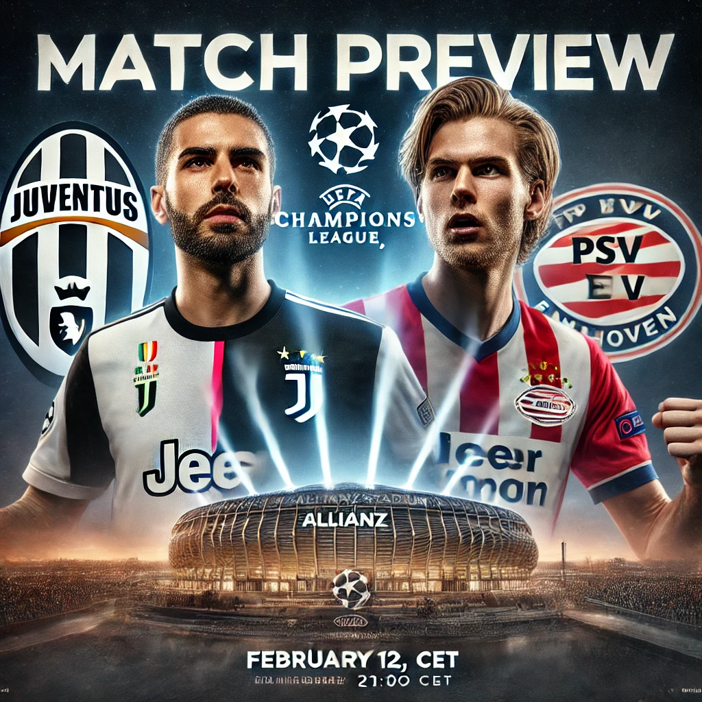Juventus vs PSV Eindhoven in Allianz Stadium