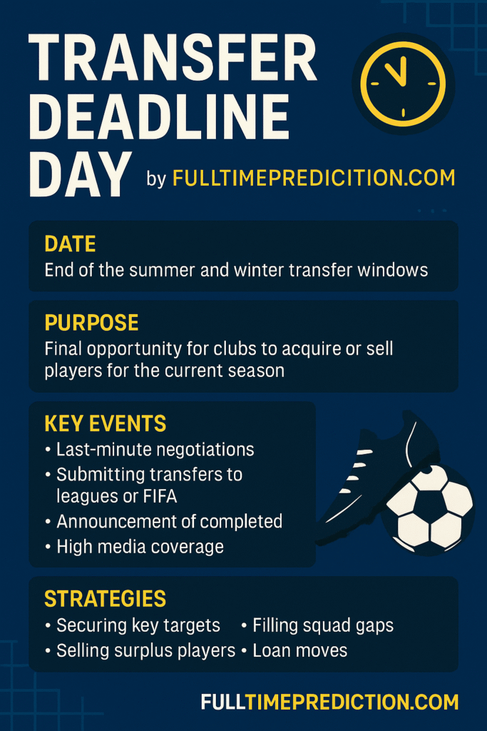 Transfer Deadline Day the Final Hours of Football Transfers