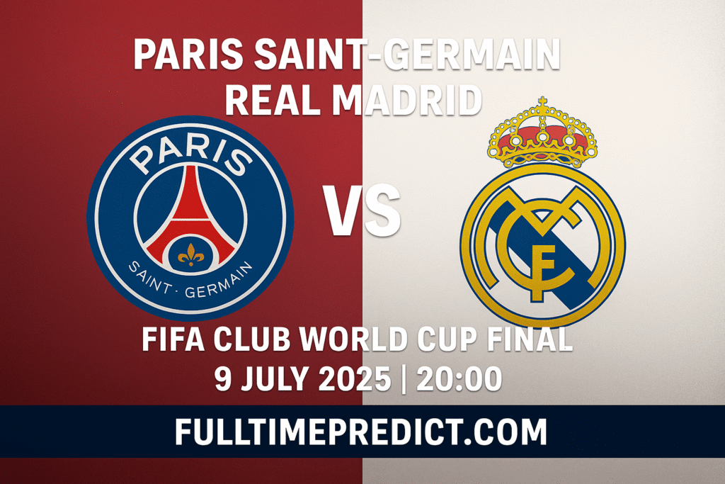 Paris Saint Germain vs Real Madrid: Club World Cup Final 2025