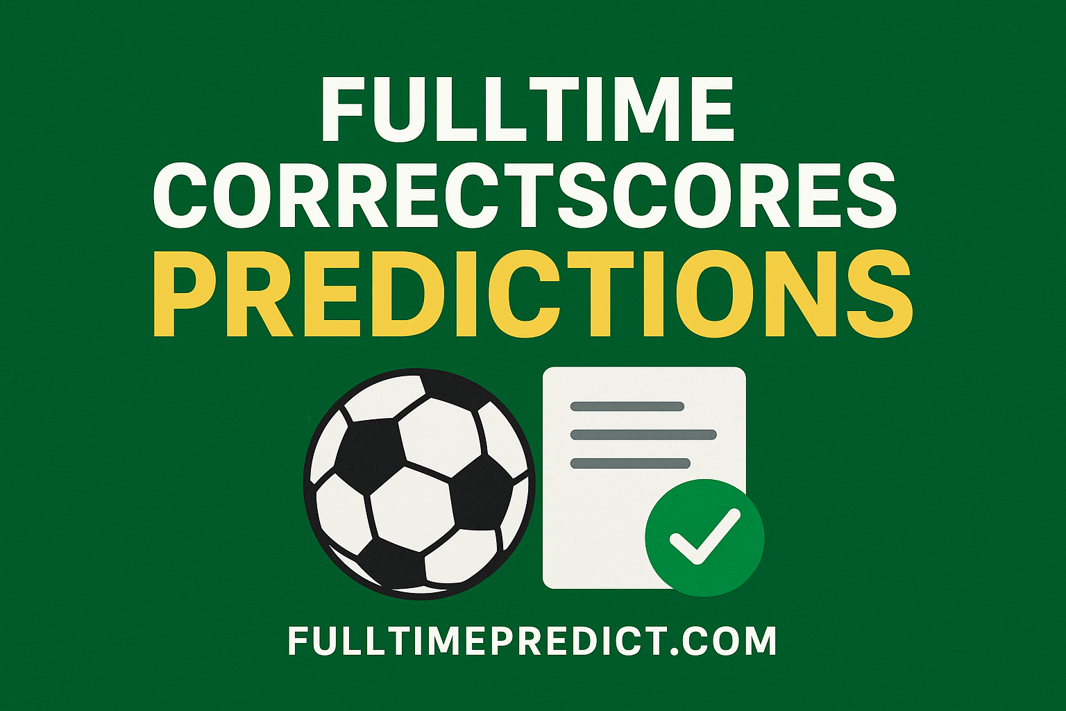 Fulltime Correctscores Predictions | Accurate Score Tips & Analysis