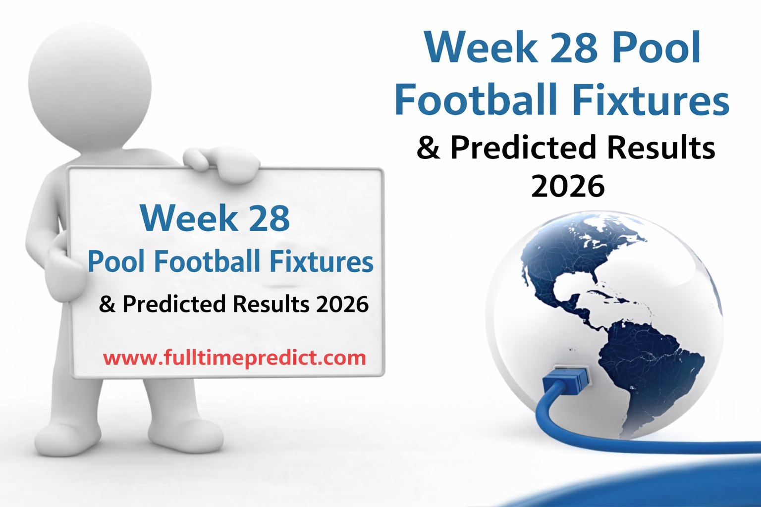 Week 28 Pool Football Fixtures and Predicted Results 2026