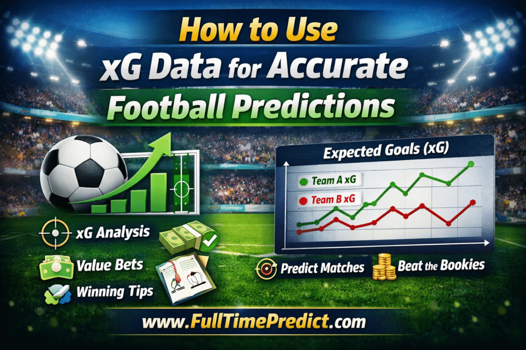 How to Use xG Data for Accurate Football Predictions (2026 Guide)